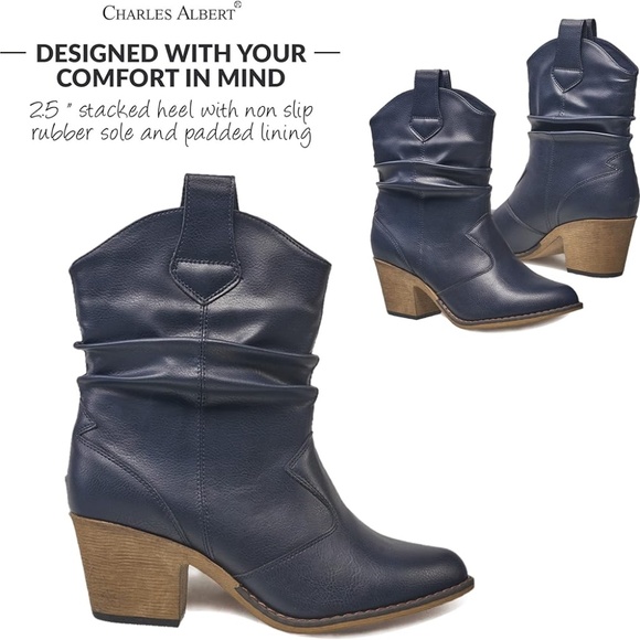 Charles Albert | Shoes | Nwot Charles Albert Womens Modern Western ...